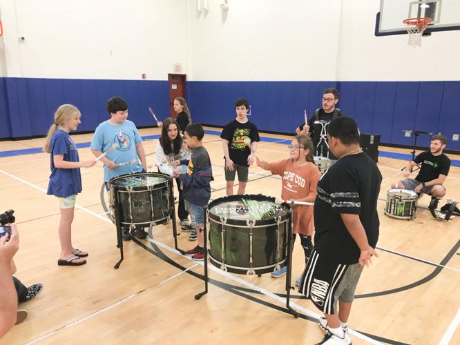 DownBeat Percussion, Bridges Color Guard play finale of summer program ...