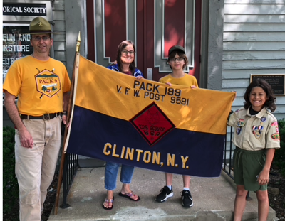 Clinton Cub Scout Pack 9 donates retired flag | News | romesentinel.com