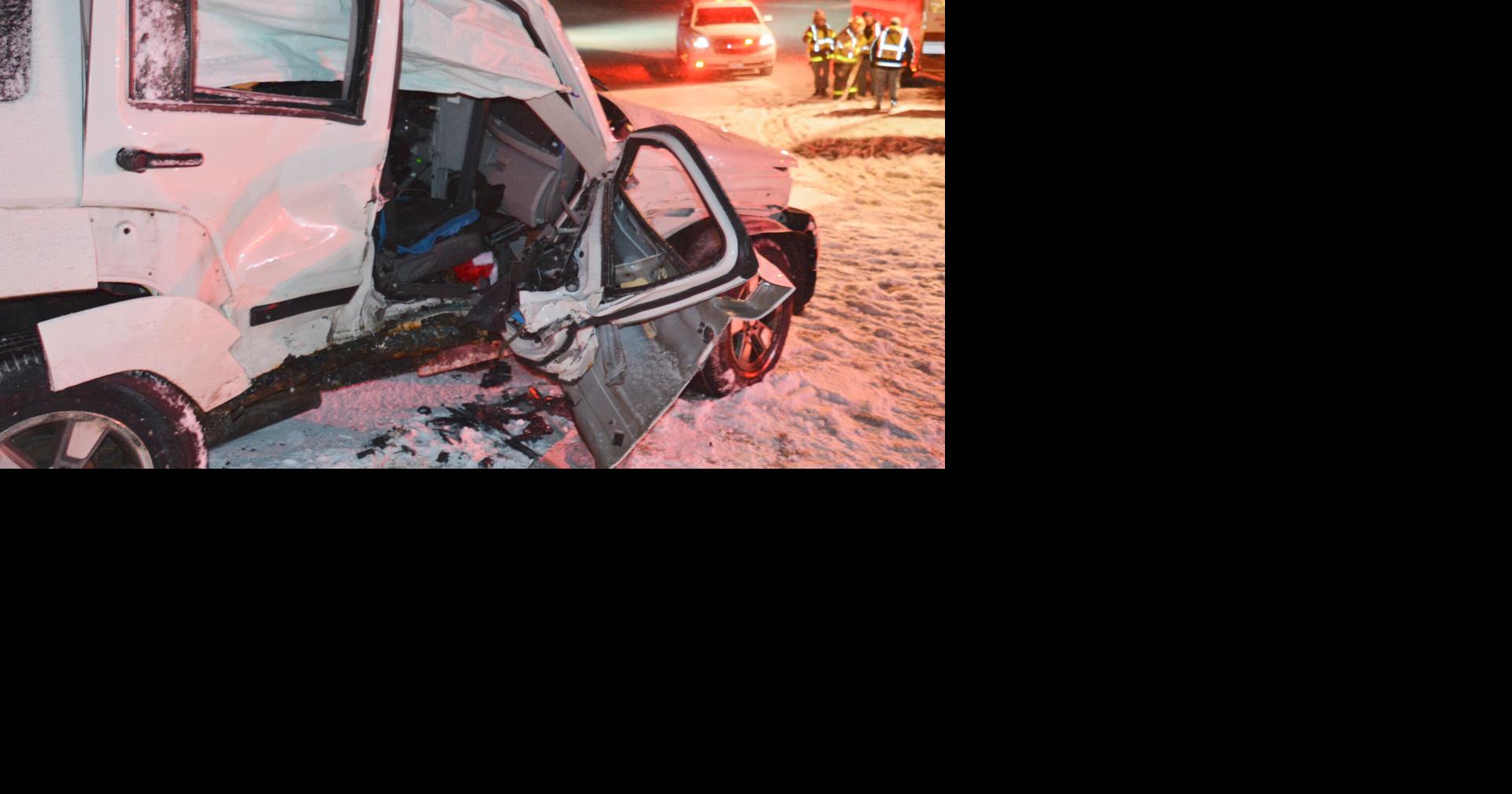 Two cars damaged in snowy New Hartford collision | News | romesentinel.com