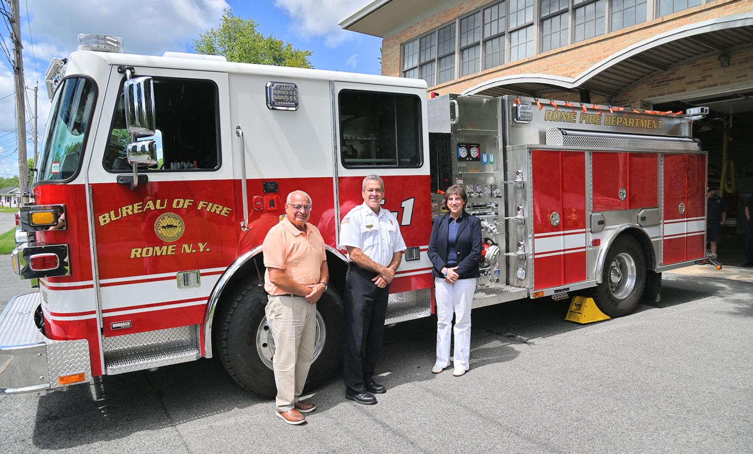Rome Fire Department welcomes new Engine 1 | News | romesentinel.com