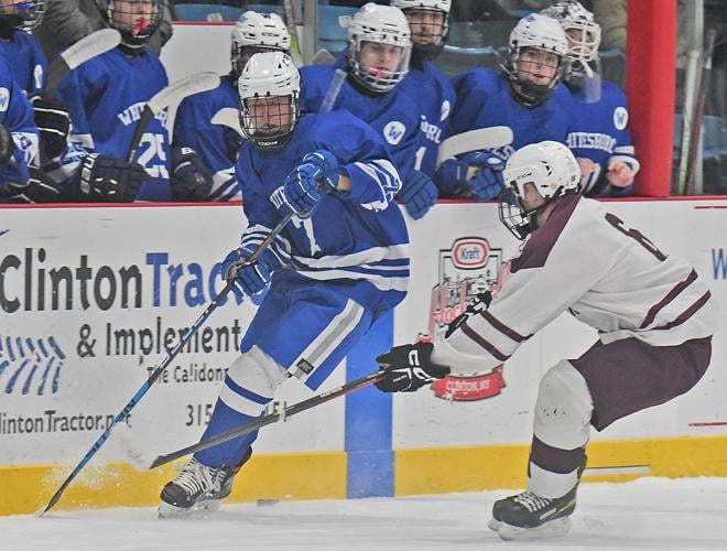 Third period helps Clinton hockey get win over Whitesboro | High School ...