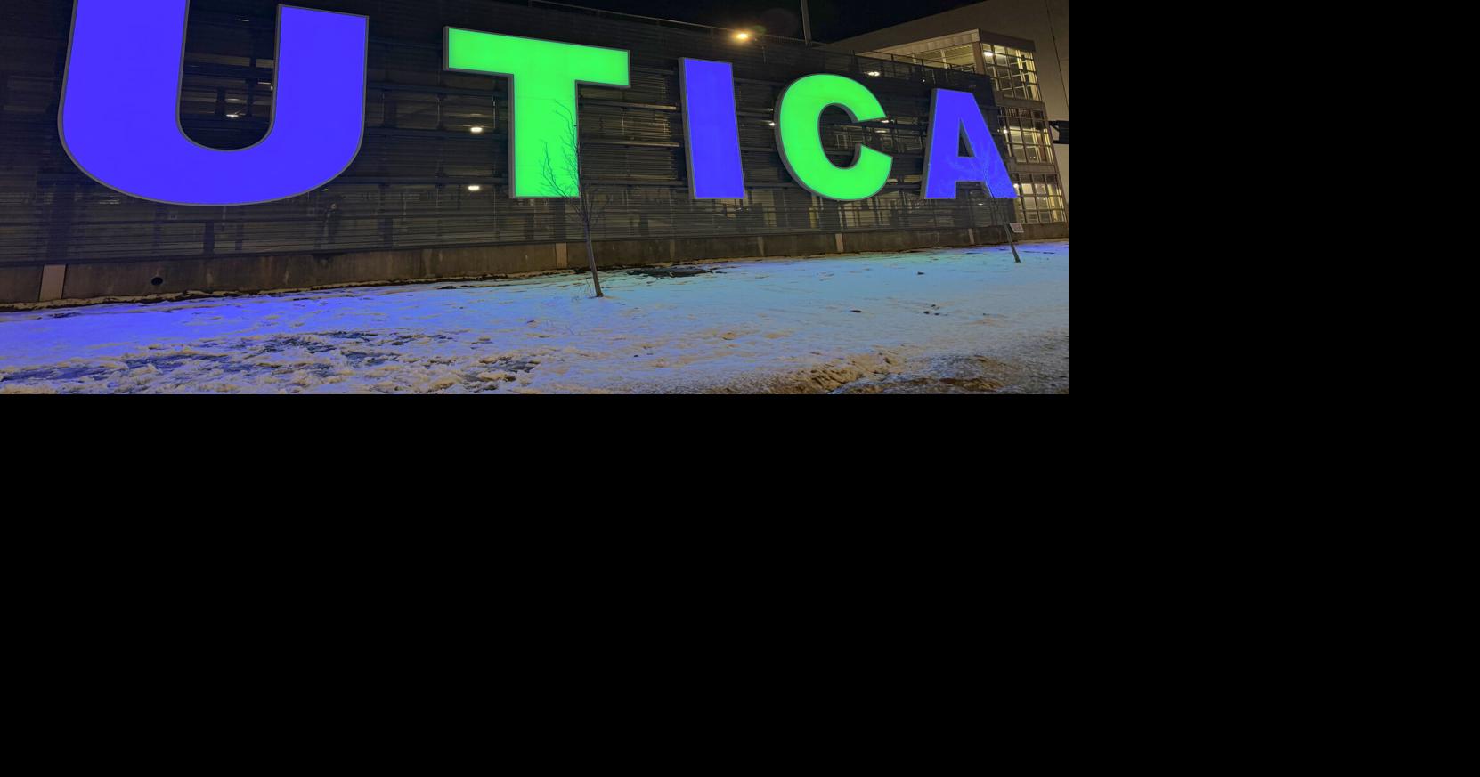 ‘UTICA’ letters light up for first time | News | romesentinel.com