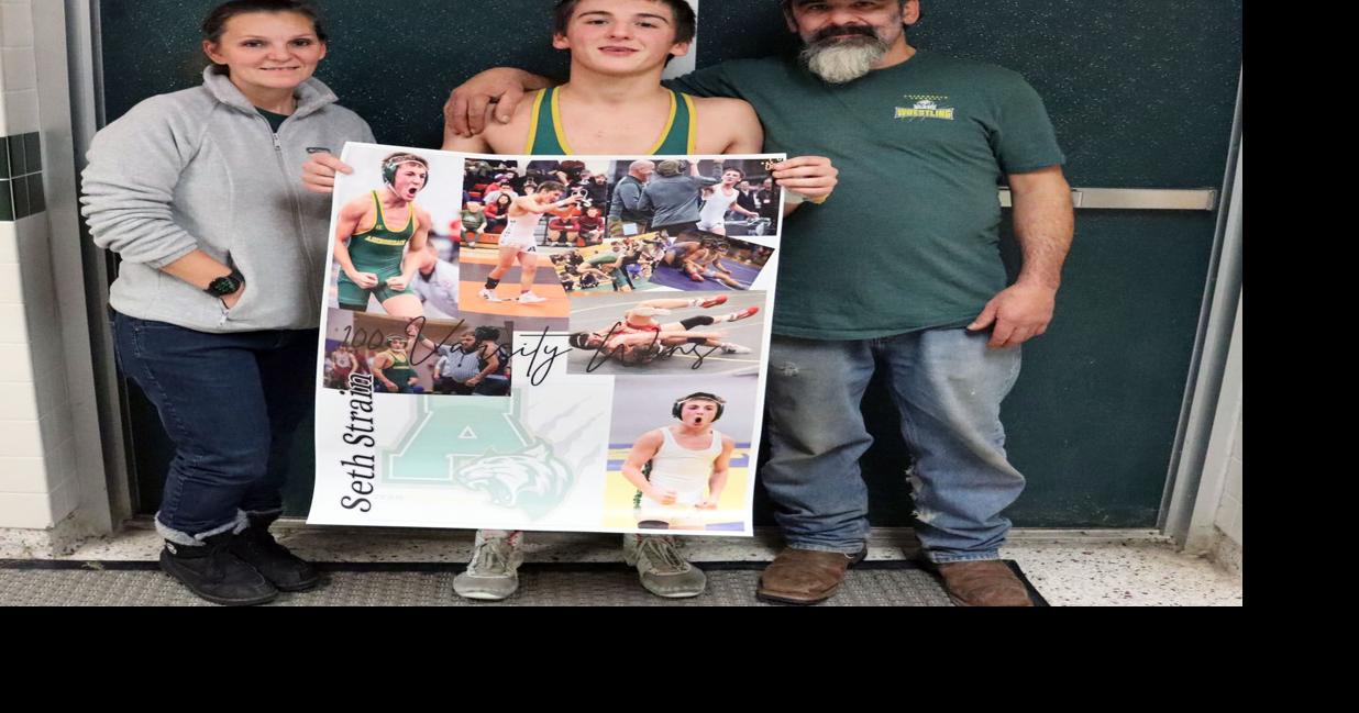 ACS wrestler Seth Strain notches 100th win | Boonville Herald ...
