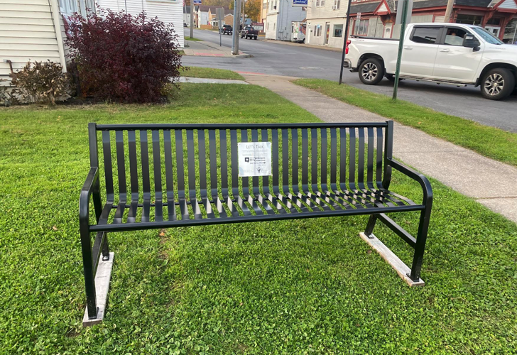 Bench aims to open dialogue on vets mental health | Psychology ...