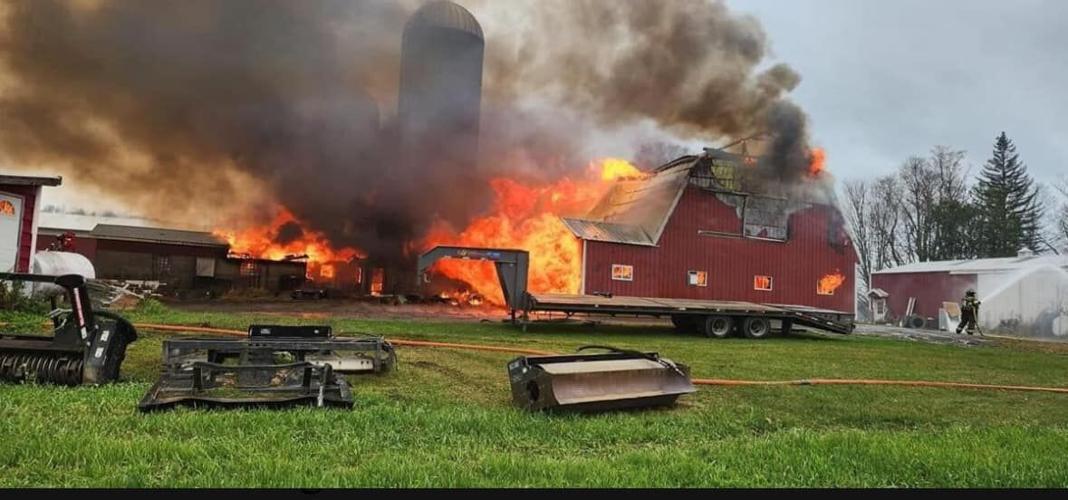 barn fire yesterday