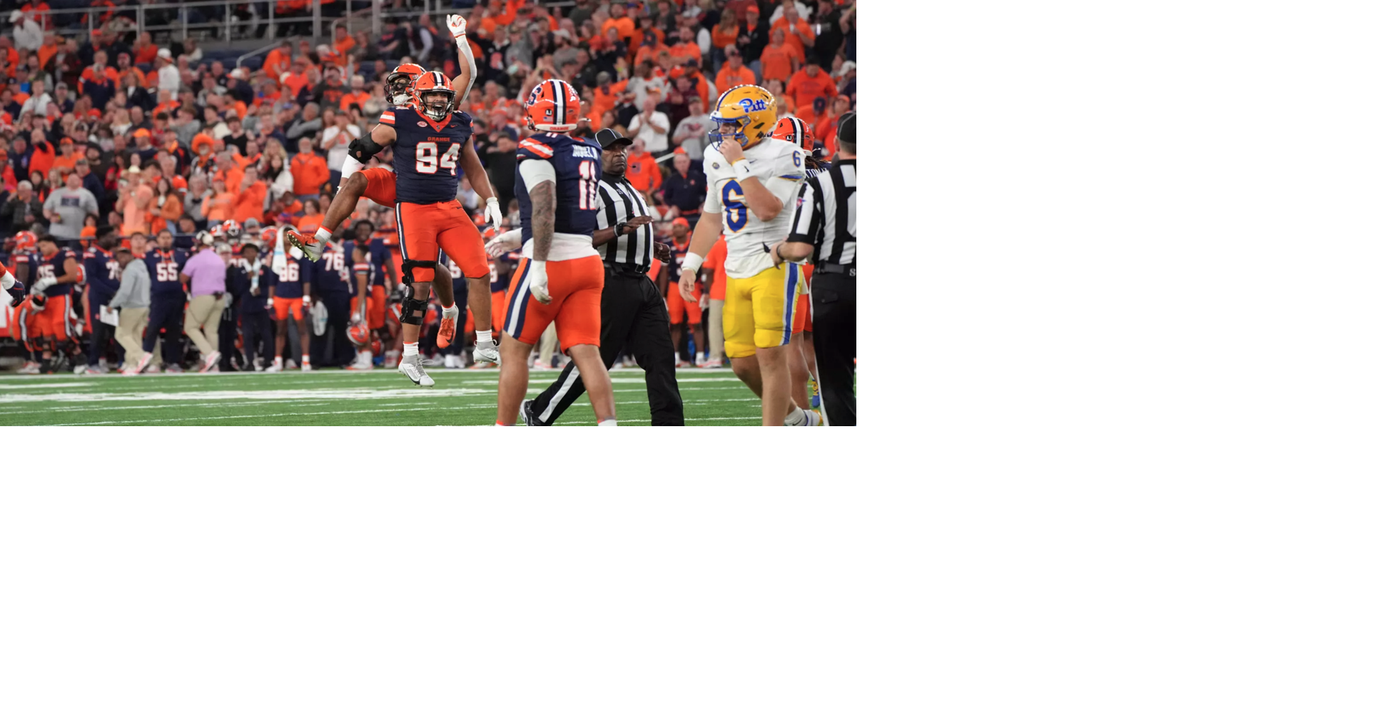 Syracuse's Jobity named ACC Defensive Lineman of the Week | Sports ...