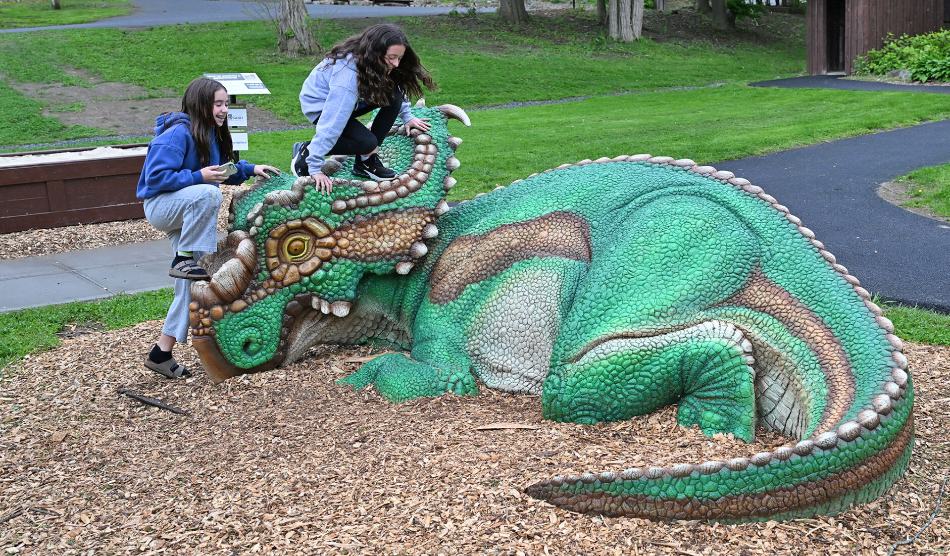 DINO GALLERY: See pics of dinosaurs on the grounds of the Utica Zoo ...
