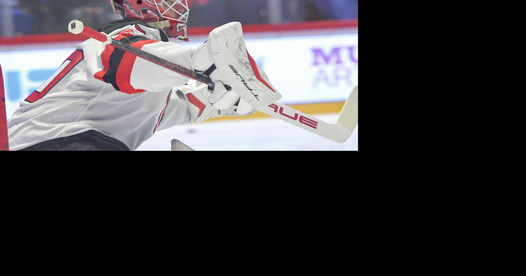 Nico Daws stops season-most 42 shots in Utica Comets OT loss | Sports ...