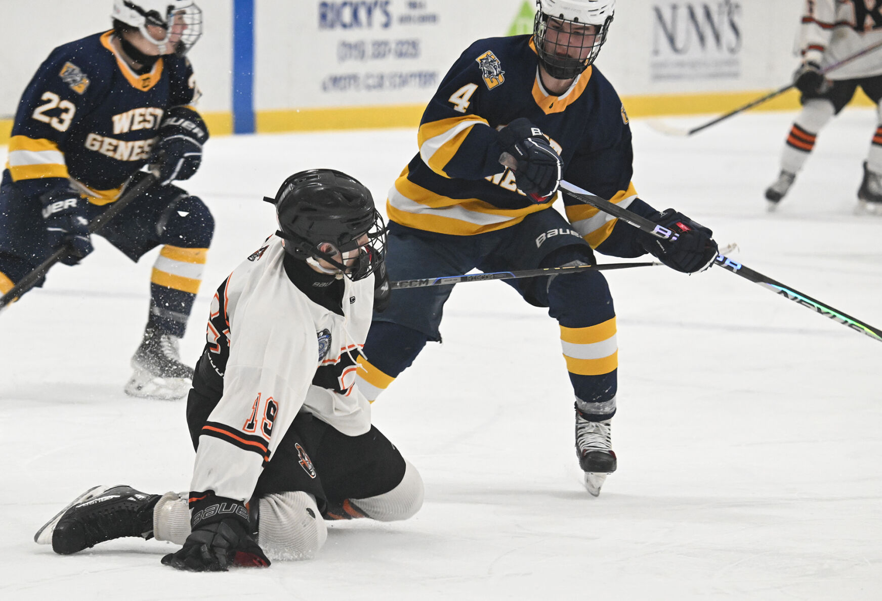 State-ranked RFA, West Genesee boys hockey teams play to tie | Sports ...