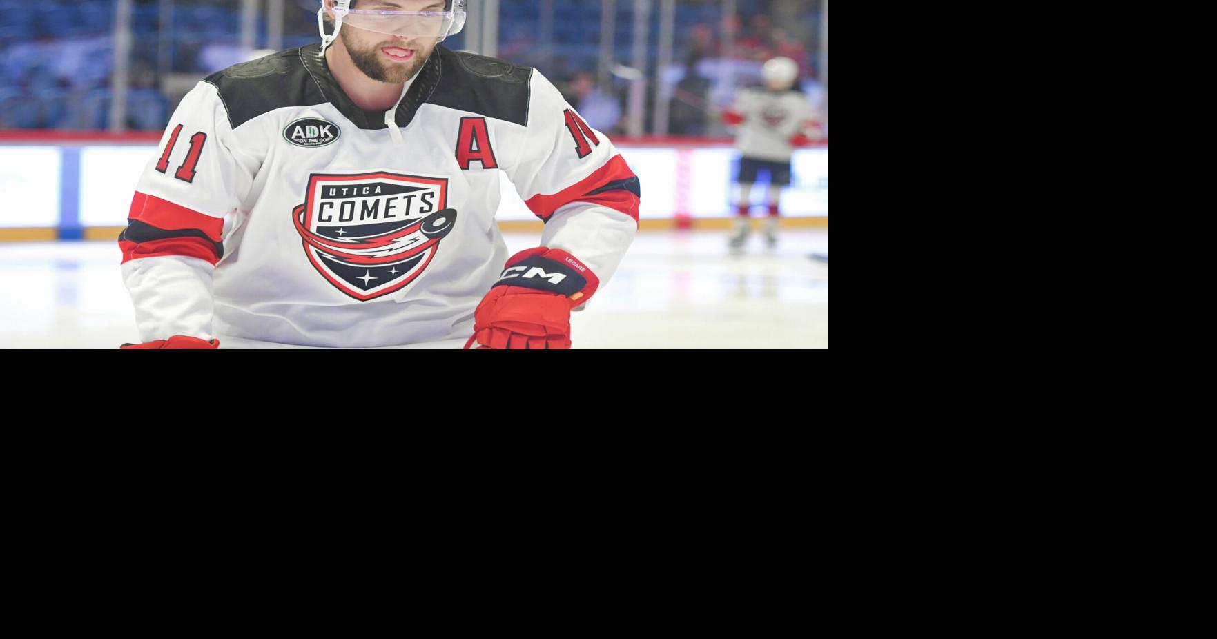 Nathan Légaré returns to Utica Comets after short NHL stint | Sports ...