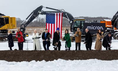 Micron breaks ground on $100 billion Syracuse-area megafab | News ...