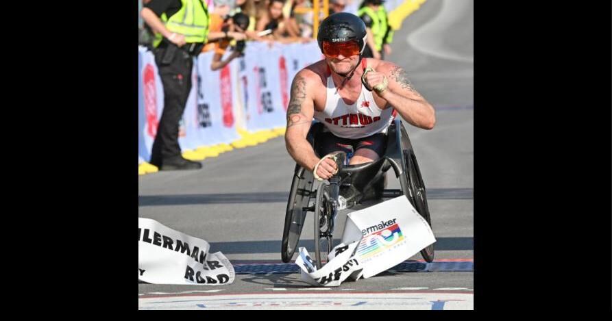 Boilermaker wheelchair race winner Josh Cassidy repeats in fourth ...