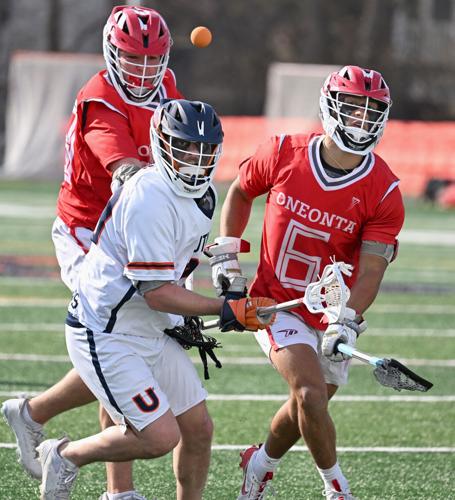 Oneonta's Hnis scores eight in lacrosse win at Utica U | Sports ...