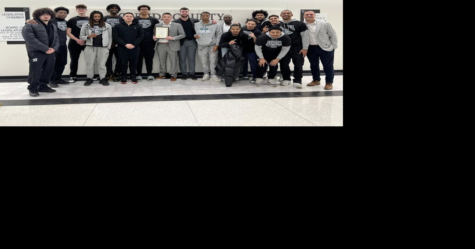 Oneida County Board of Legislators celebrate MVCC men's basketball team ...