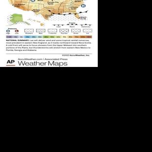 U.S. Weather Map (Color) 0916 | | romesentinel.com