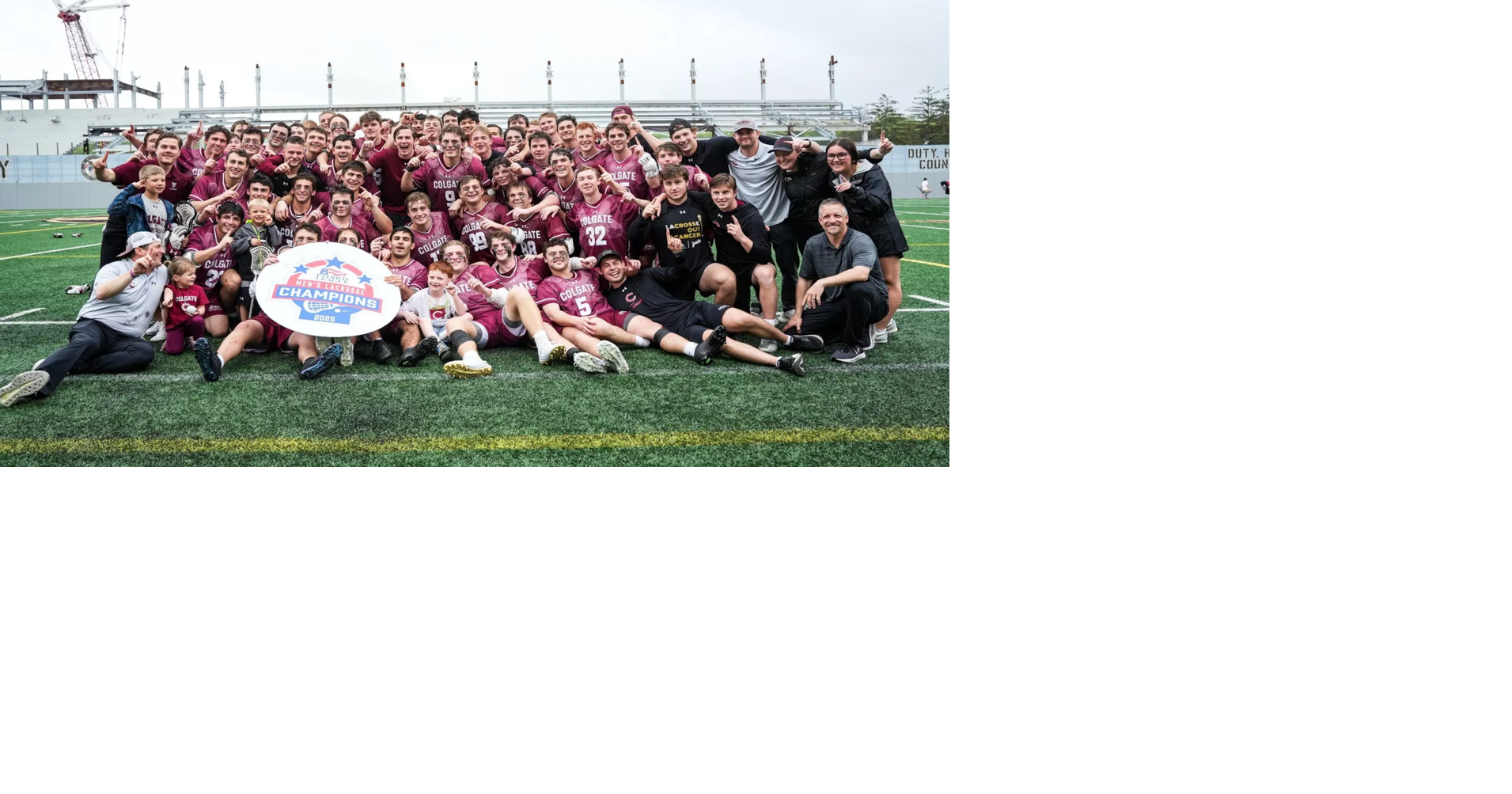 Syracuse and Colgate win men's lacrosse conference tourneys | Sports ...