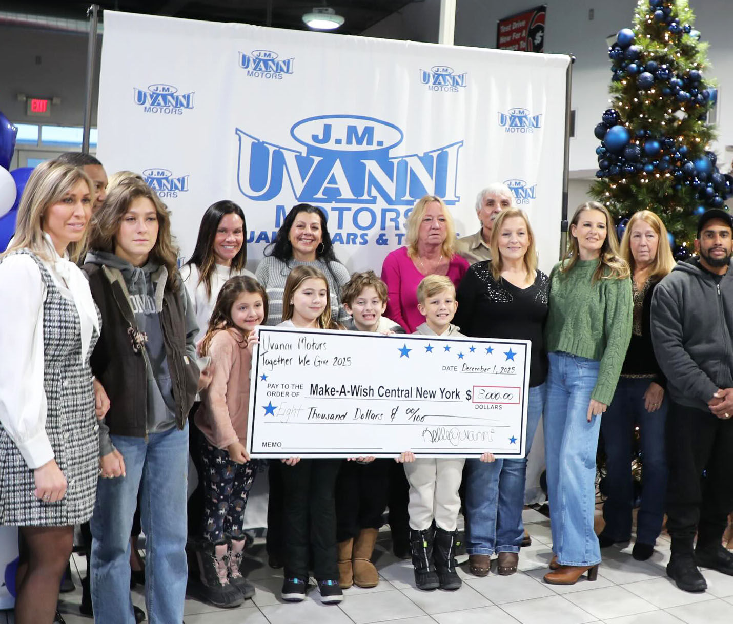Uvanni Motors gives generous donation to Make-A-Wish Foundation ...