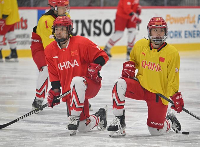 Team China arrives in Utica to prep for IIHF women's worlds | Sports ...