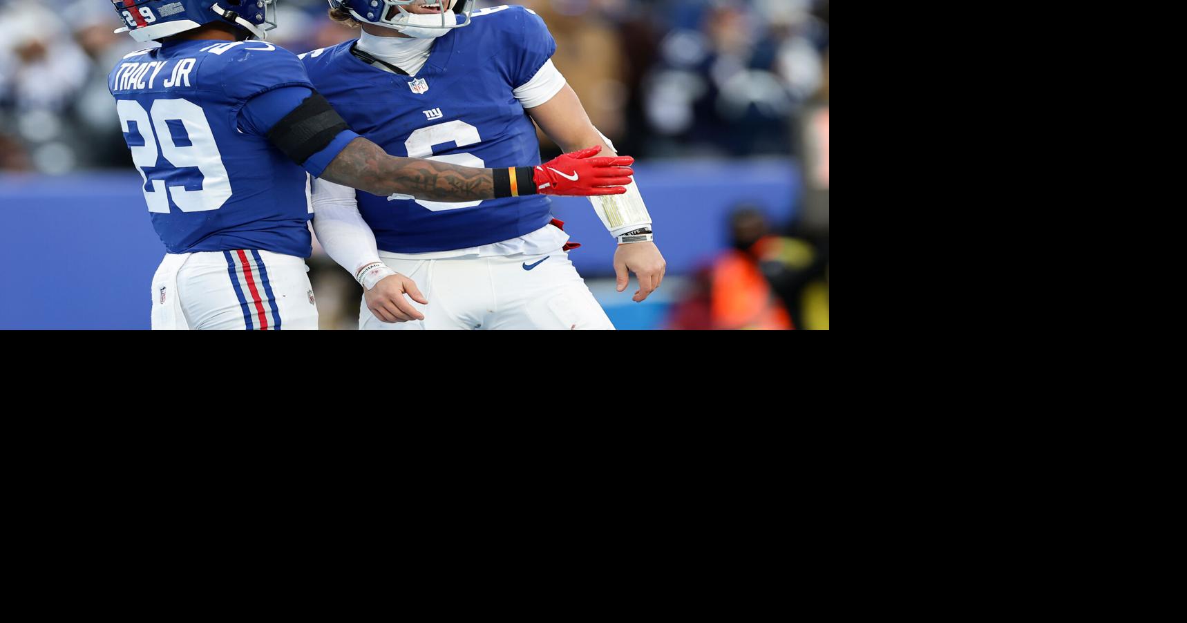 Jaxson Dart throws 2 TD passes as Giants beat Cowboys in season finale ...