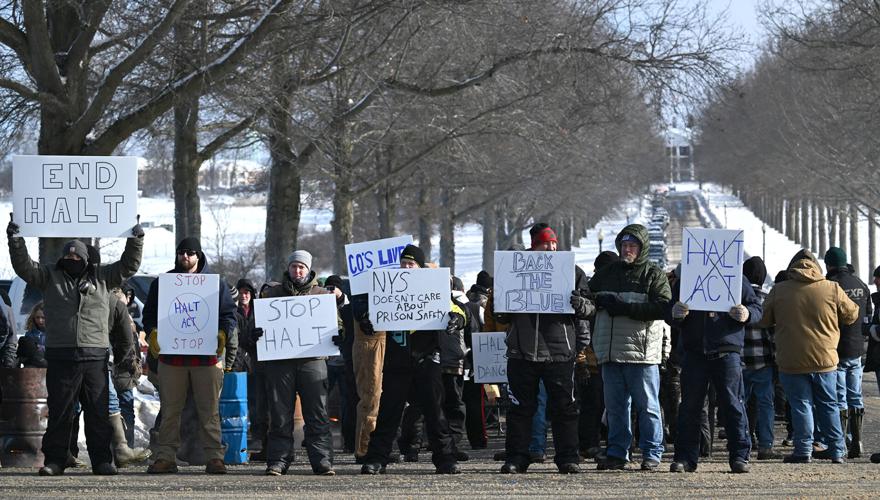 Marcy corrections officers strike over working conditions | Legislation ...