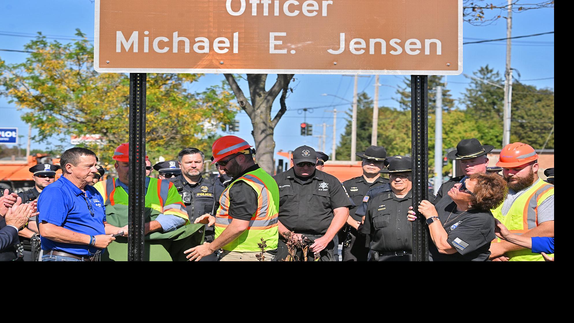 Officer Jensen honored with highway dedication in Rome | News ...