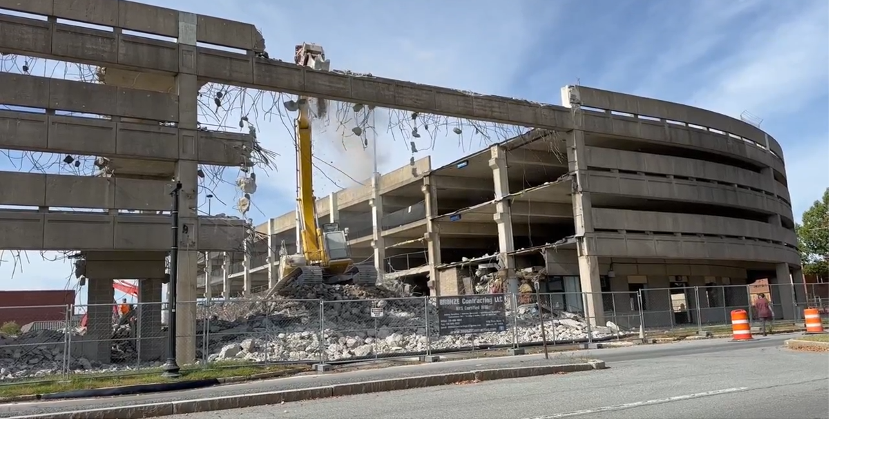 VIDEO: Demolition of former Fort Stanwix Parking Garage | Multimedia ...