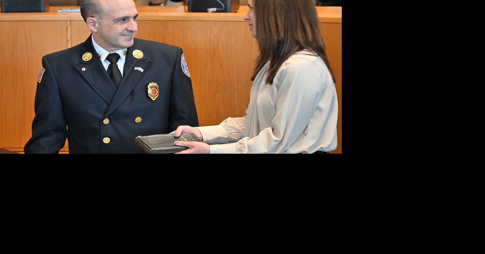 David L. Gratch welcomed as Rome's new fire chief at City Hall swearing ...