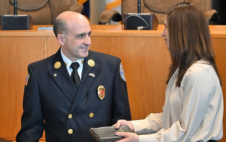 David L. Gratch welcomed as Rome's new fire chief at City Hall swearing ...