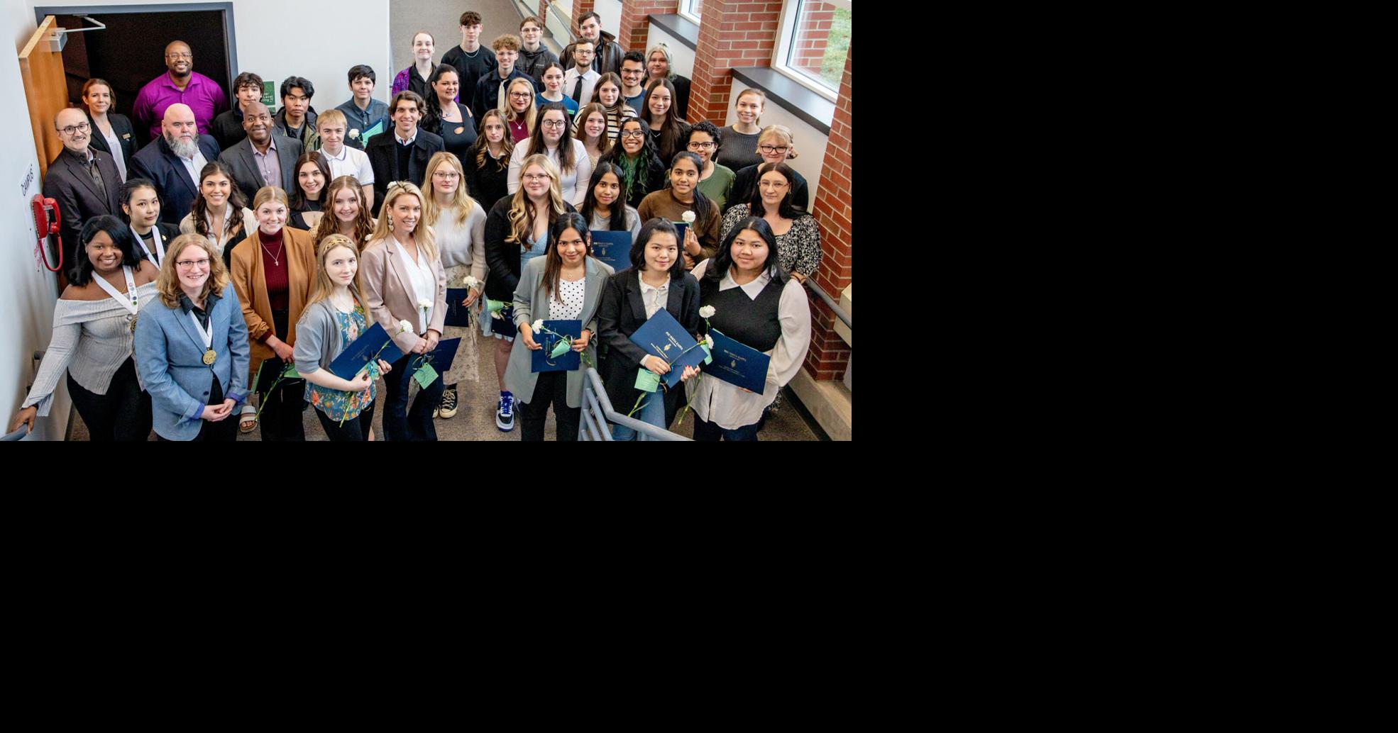 MVCC students inducted into honor society | University | romesentinel.com