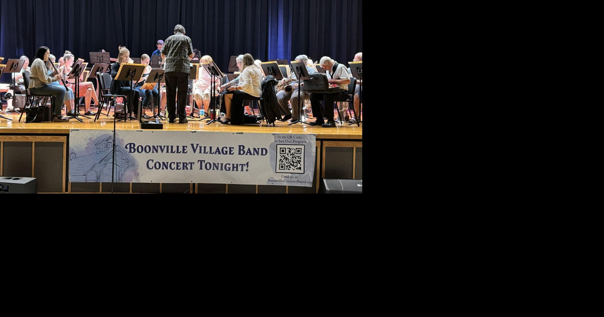 It's the beginning of the summer season for the Boonville Concert Band ...