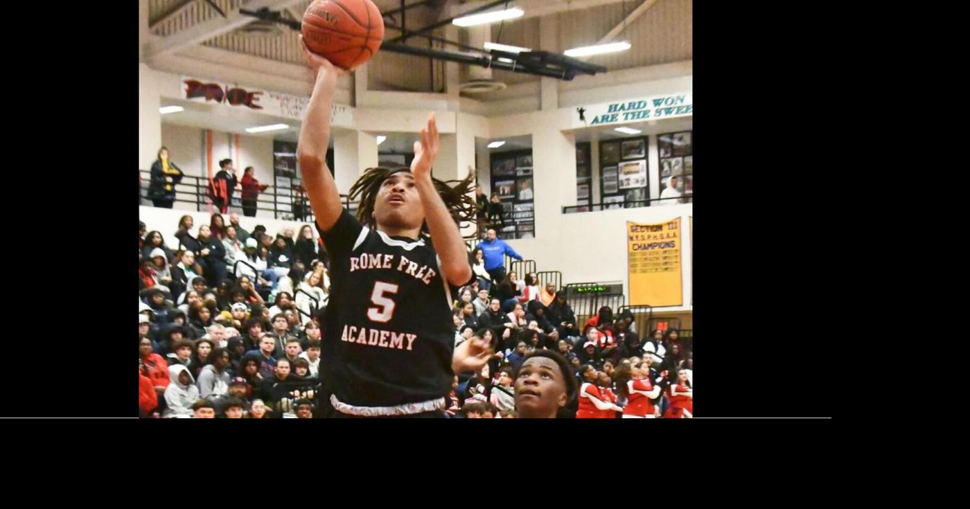 Uzziah Grimes becomes Rome Free Academy boys basketball's all-time leading scorer | High School ...