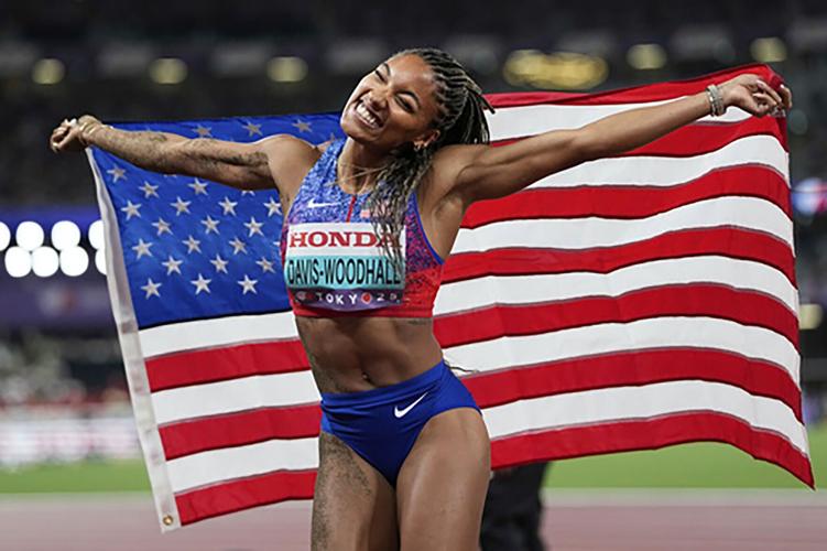 Tara Davis-Woodhall wins women's long jump world title | Local Sports ...