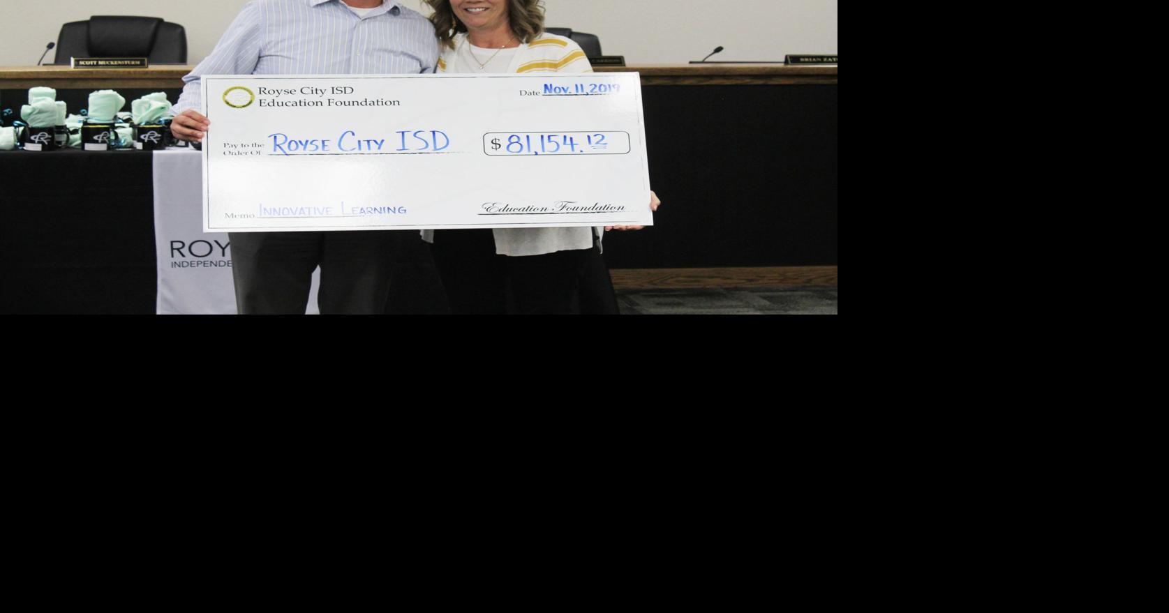 RCISD accepts foundation grant benefiting students through classroom ...