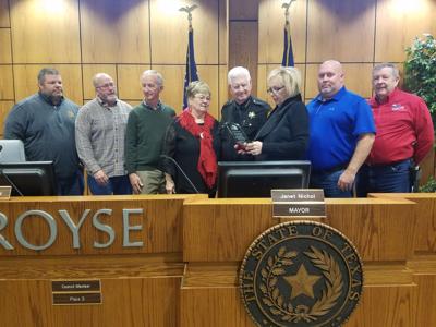 Royse City celebrates Rockwall County Sheriff Harold Eavenson | Local ...