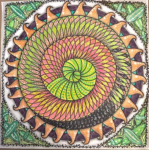 Lone Oak artist finds tranquility with 'Zentangles' | Local News | roysecityheraldbanner.com