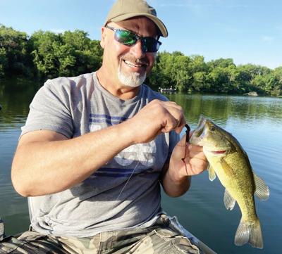 Outdoors with Luke: the fishing action is brisk on a private lake ...