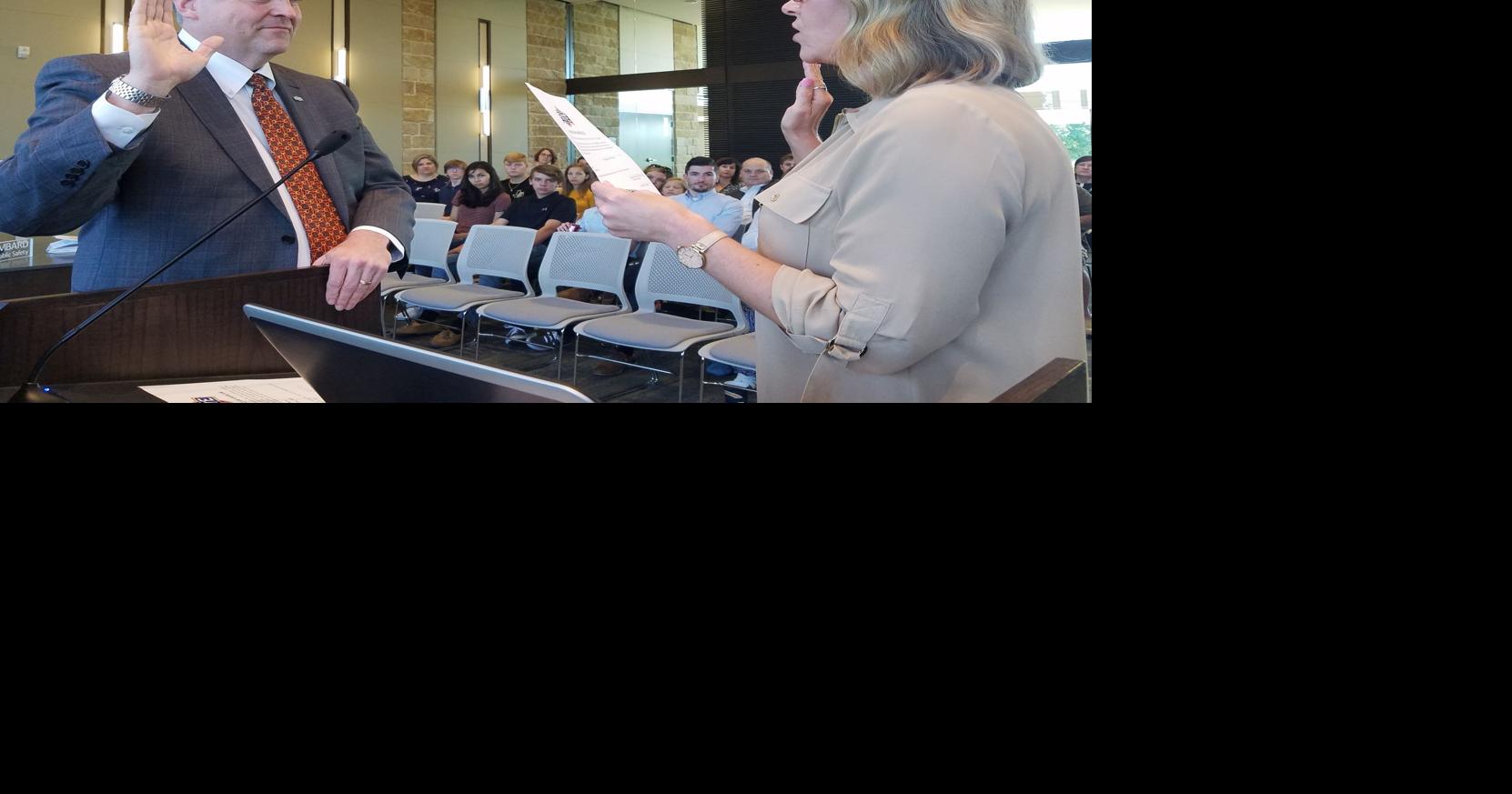 New Fate city elected officials sworn in for first council meeting ...