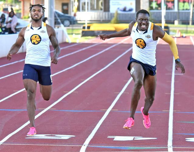 Texas A&M-Commerce sprinters JT Smith and Delan Edwin smash stadium ...