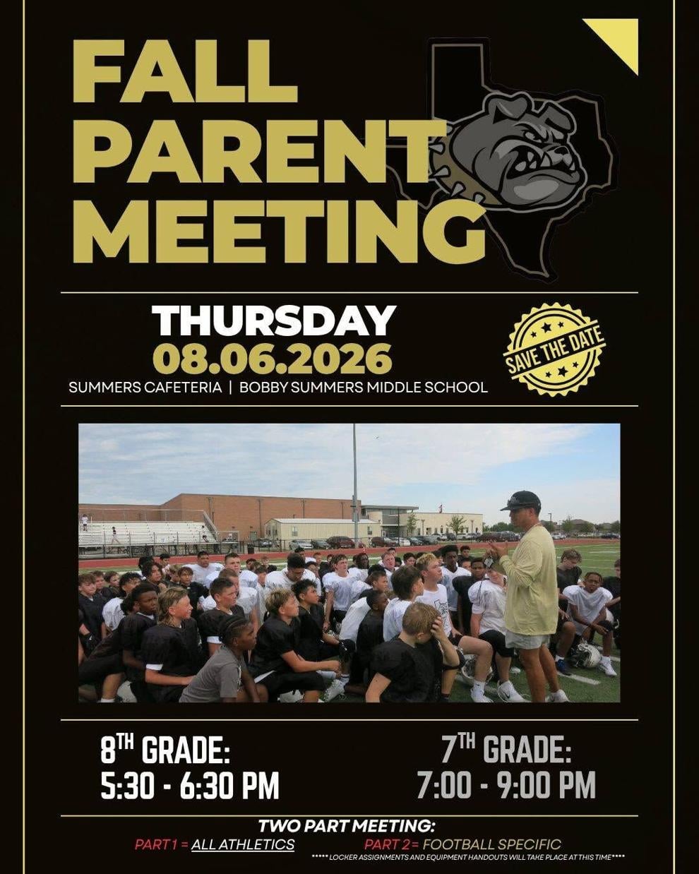 Summers Middle School announces fall sports parents meeting | Local ...