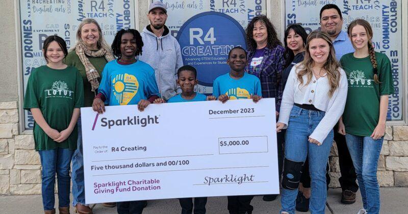 Sparklight awards $5,000 to R4 Creating | Education | rrobserver.com