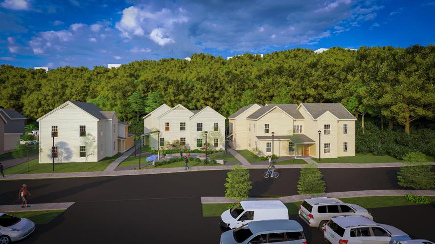 Northern Stage breaks ground … : New 18-unit three-building housing ...