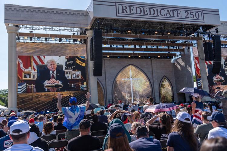 Washington prayer rally draws thousands to the National Mall, in photos ...