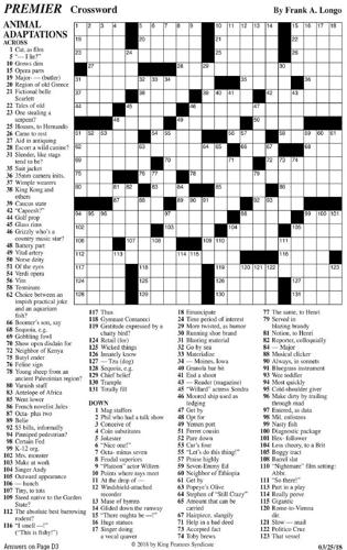 Premier Crossword Puzzles Rutlandherald