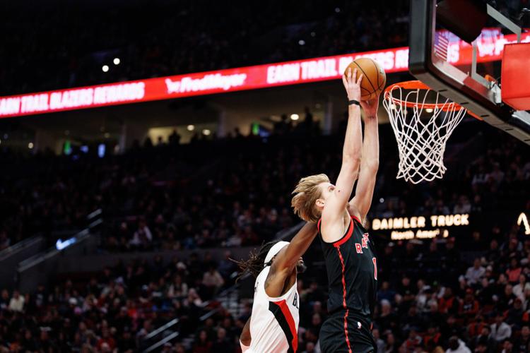 Mamukelashvili's 22 points lead Raptors past Blazers, snapping Portland ...