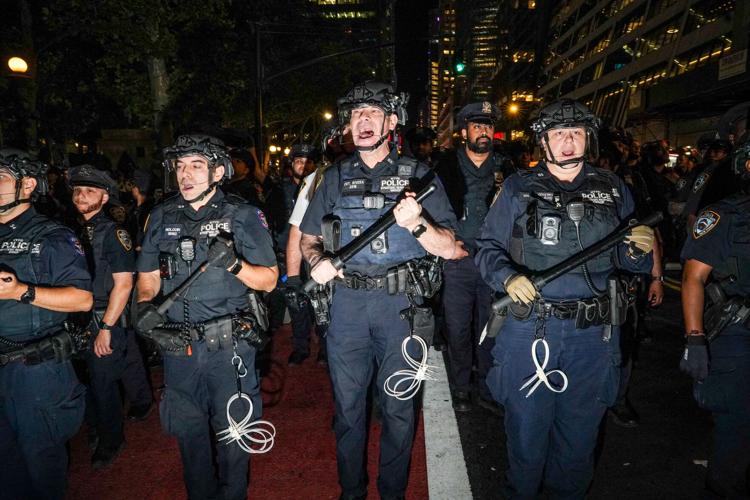 A 'rowdy' Knicks watch party ends with 21 in custody and 5 officers ...