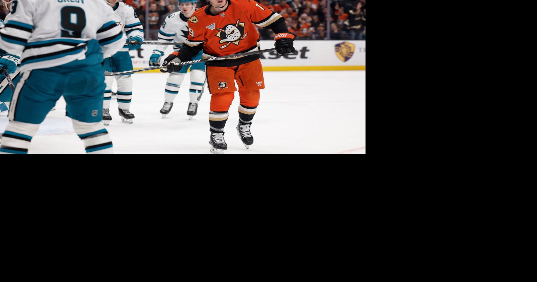 Ducks' Troy Terry misses 1st game of season with upper-body injury ...