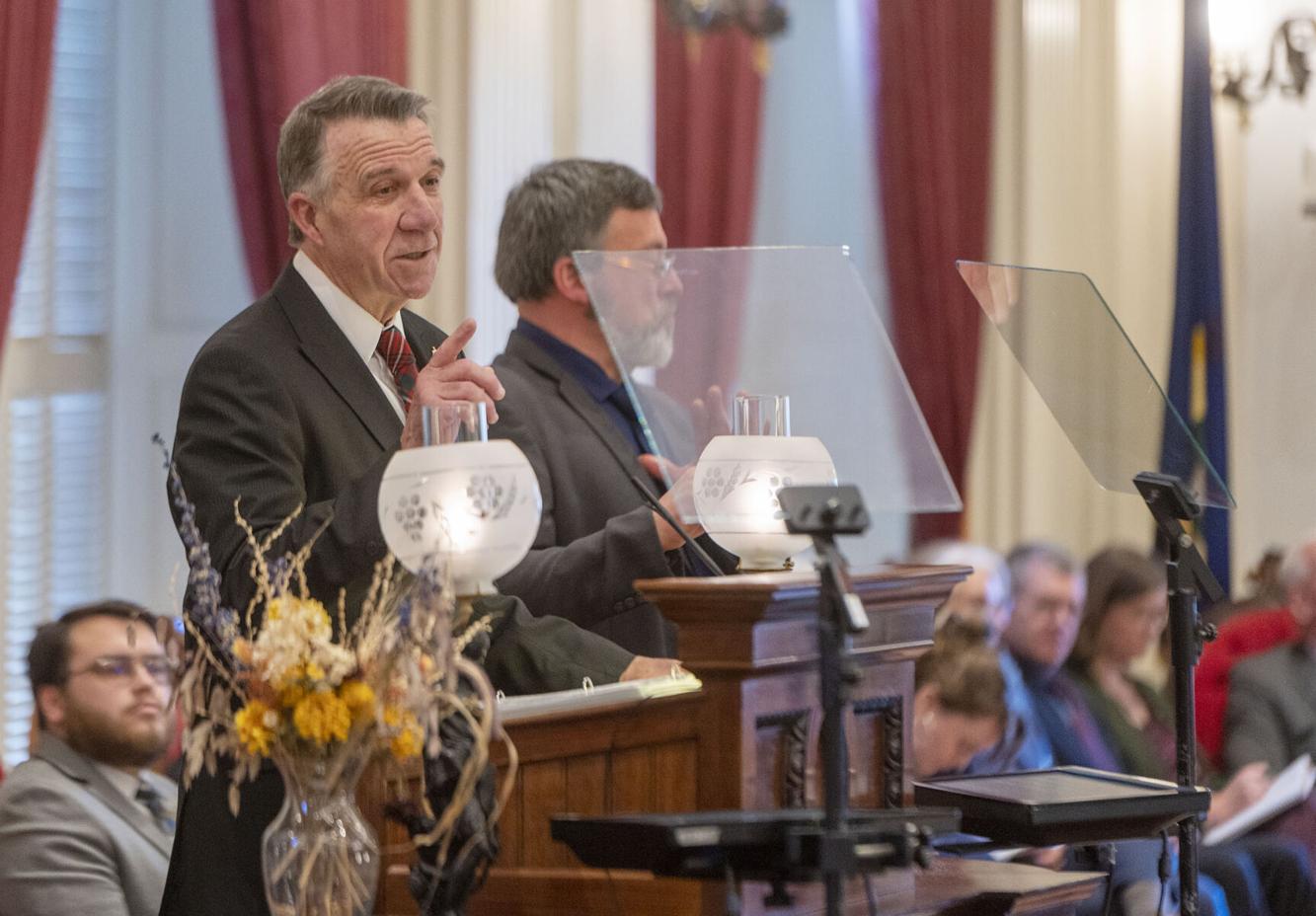 Vermont Gov. Phil Scott delivers $9 billion budget address to lawmakers ...