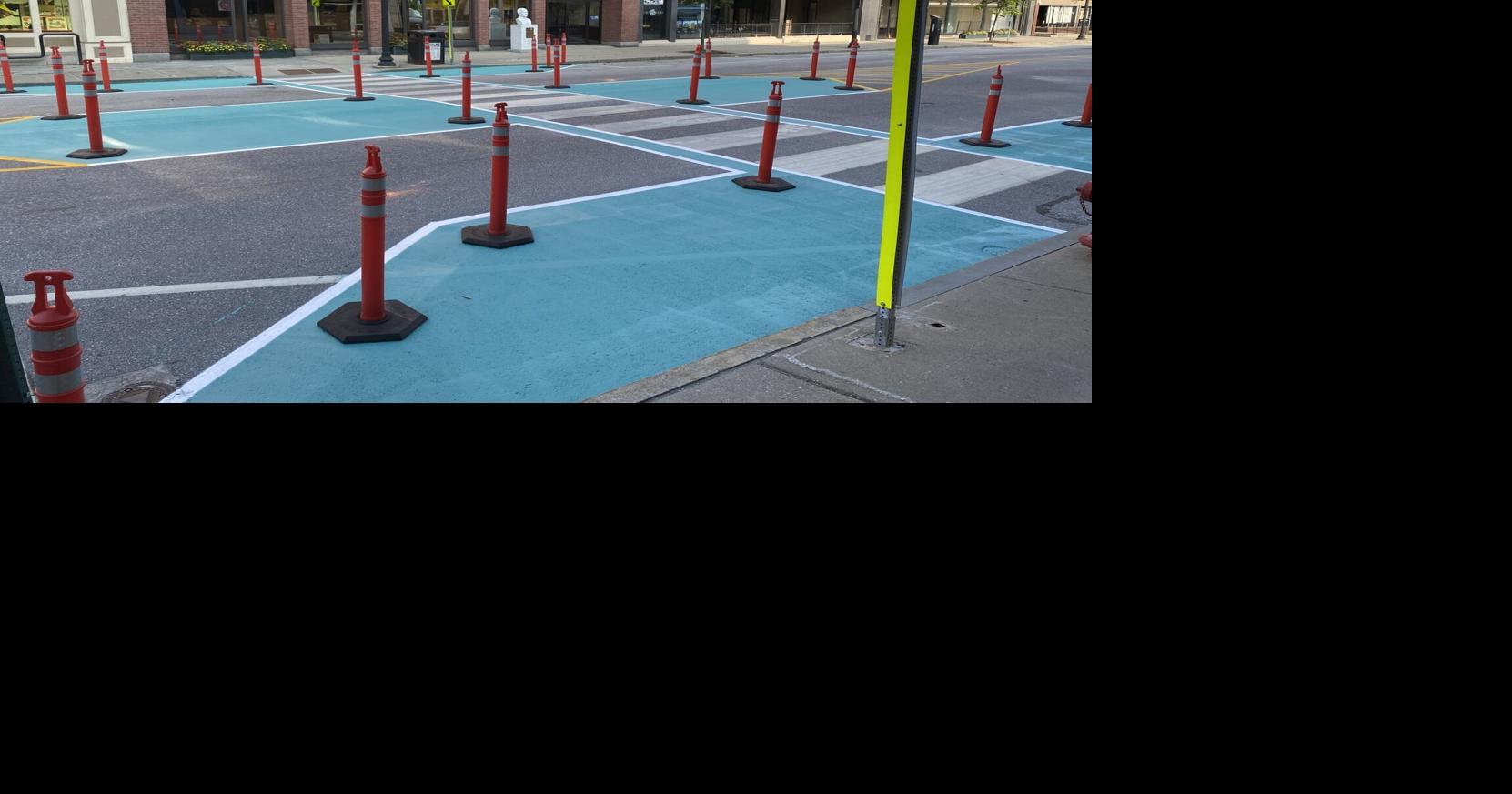 Merchants Row crossing experiment underway | Local News | rutlandherald.com