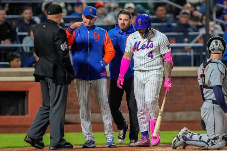 Mets' Alvarez to have right knee surgery, Mendoza hopes catcher could ...