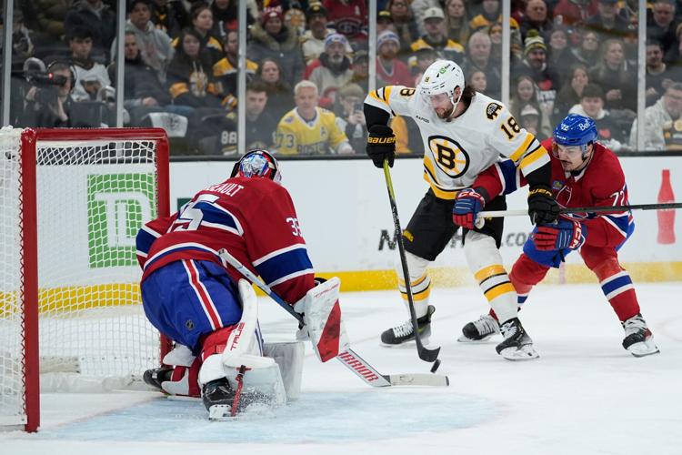 Geekie scores 100th career goal, Bruins beat Canadiens 4-3 | Pro ...